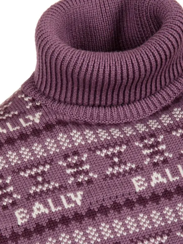 Bally Logo-intarsia Merino Wool Jumper