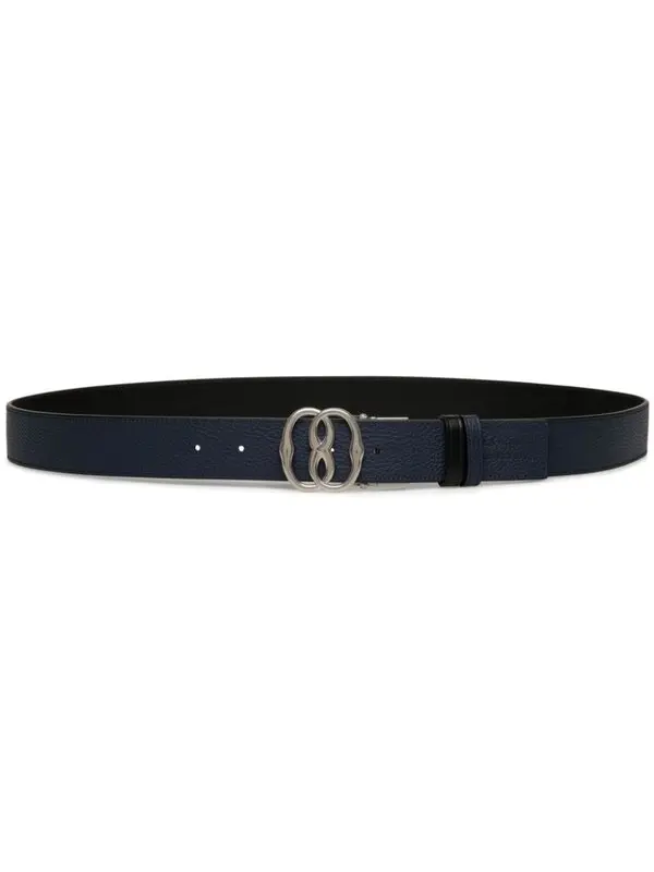 Bally Reversible Leather Belt - Black