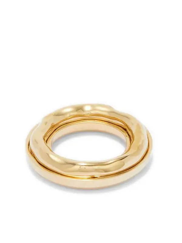 JIL SANDER Logo-engraved Band Ring