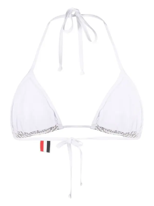 Thom Browne Logo-patch Bikini Top