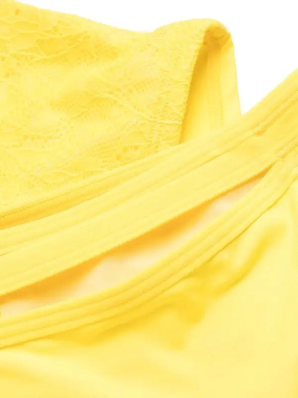 Marlies Dekkers Space Odyssey Lace-panel Briefs - Yellow