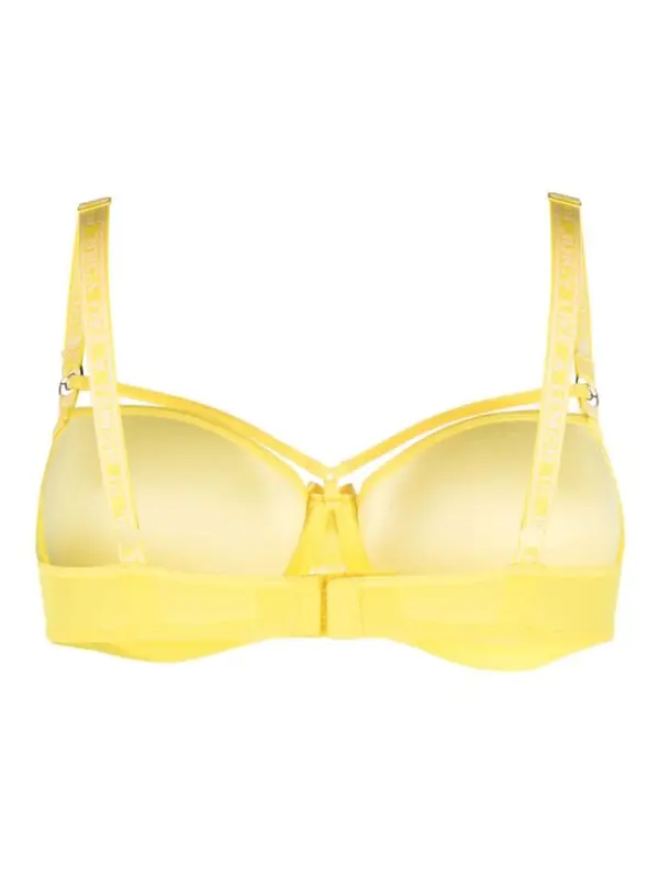 Marlies Dekkers Space Odyssey Floral-lace Push-up Bra - Yellow