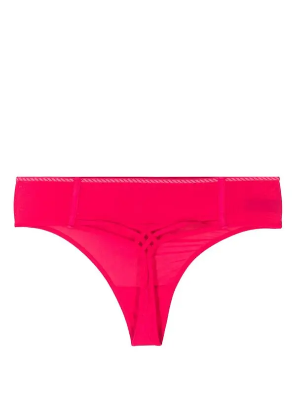 Marlies Dekkers Dame De Paris Lattice-strap Thong - Pink