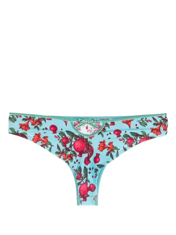 Marlies Dekkers Forbidden Fruit-print Glitter Thong