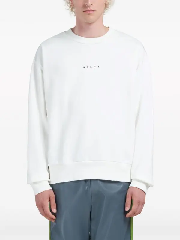 Marni Logo-print Cotton Sweatshirt