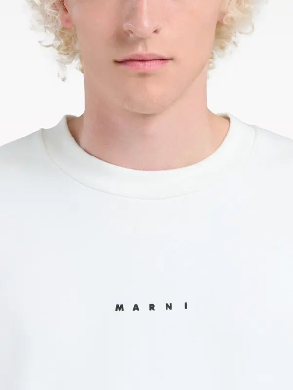 Marni Logo-print Cotton Sweatshirt