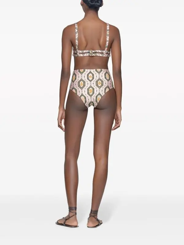 Agua Bendita Calado High-waist Bikini Bottom