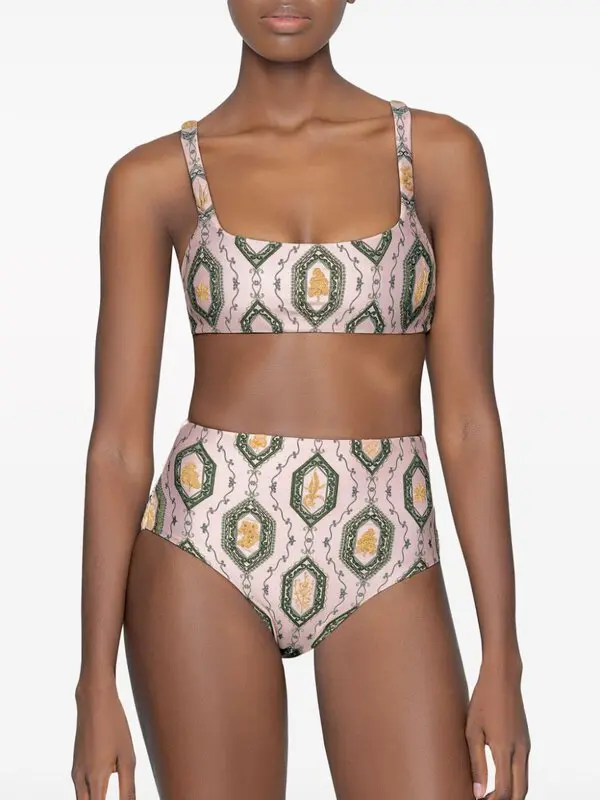 Agua Bendita Calado High-waist Bikini Bottom