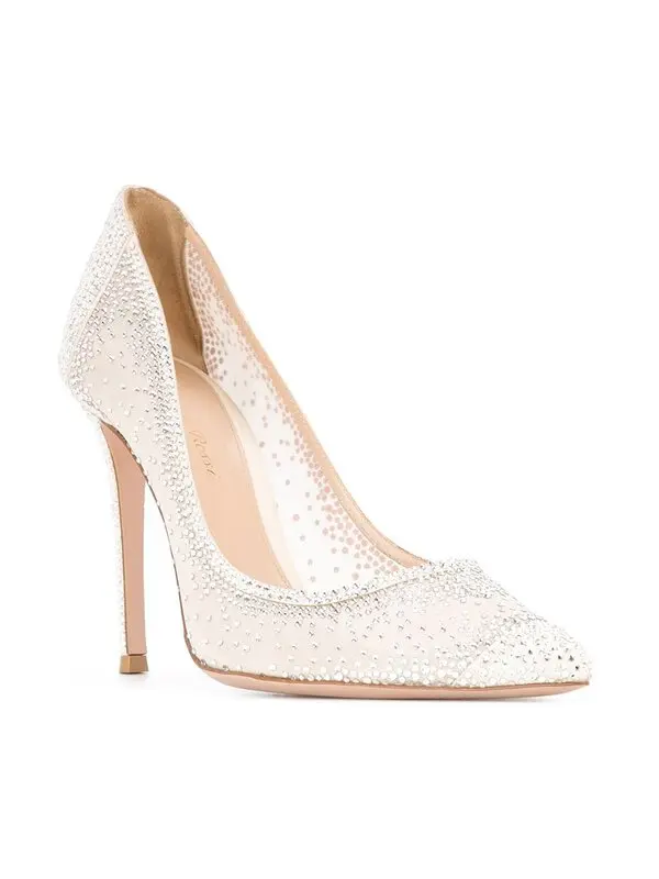 GIANVITO ROSSI Rania Embellished Pumps
