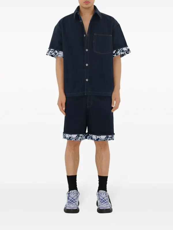 Burberry Heavyweight Denim Turn-up Shorts