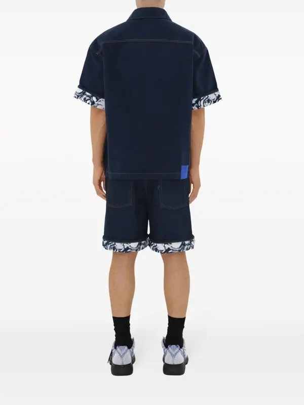 Burberry Heavyweight Denim Turn-up Shorts