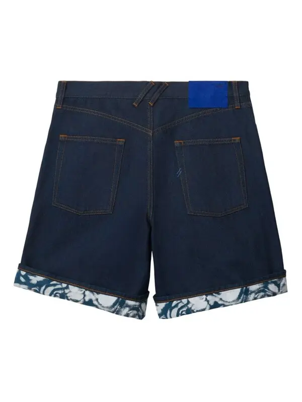 Burberry Heavyweight Denim Turn-up Shorts