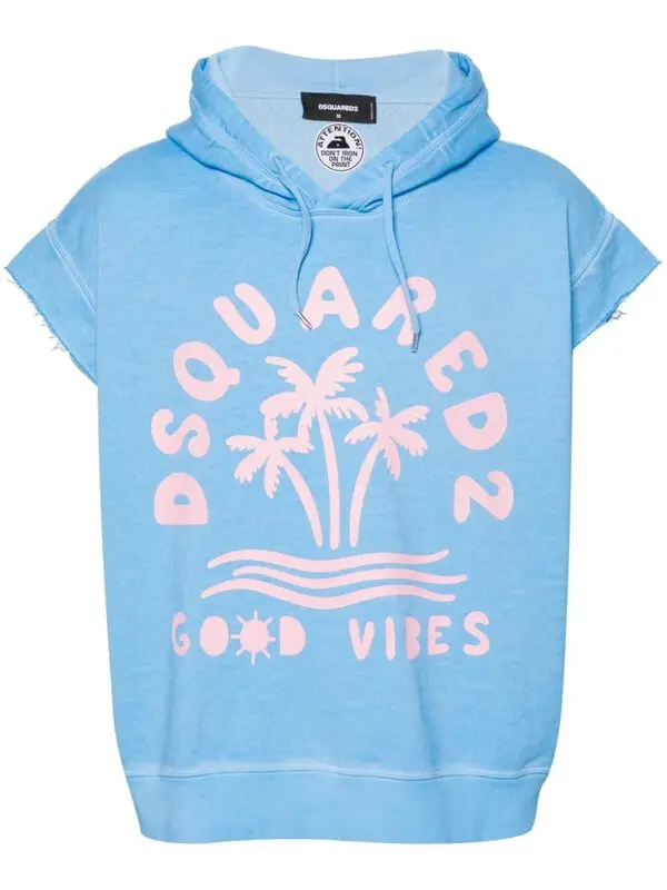 Dsquared2 Adriana Short-sleeve Hoodie