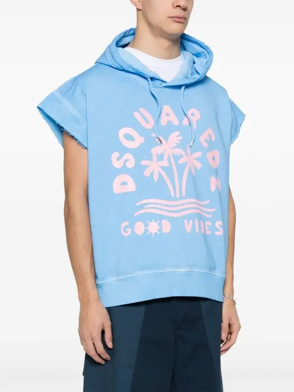 Dsquared2 Adriana Short-sleeve Hoodie