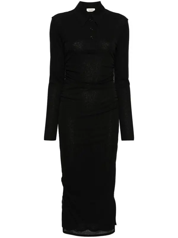 Nanushka Verity Ruched Maxi Dress