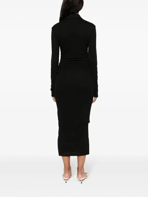 Nanushka Verity Ruched Maxi Dress
