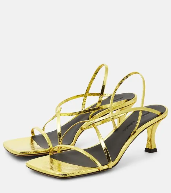 Proenza Schouler 60 Leather Slingback Sandals