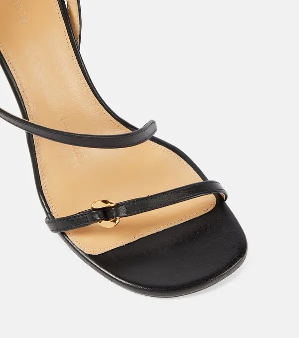 JW Anderson Sculptural Heel Leather Sandals
