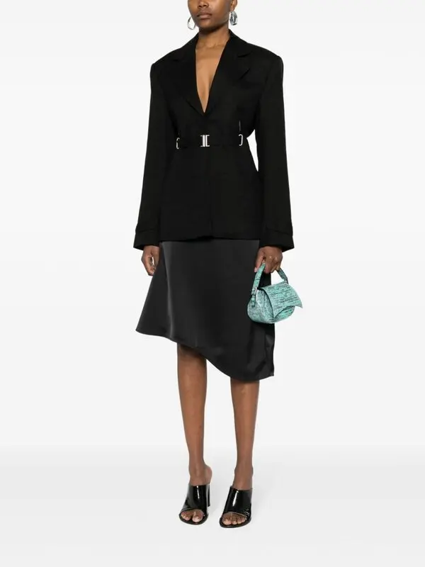 Remain Birger Christensen Knot-detailing Midi Skirt