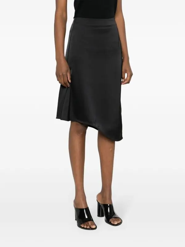 Remain Birger Christensen Knot-detailing Midi Skirt