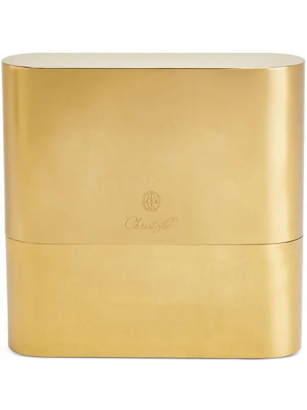 Christofle Concorde Stainless Steel Cutlery Case - Gold