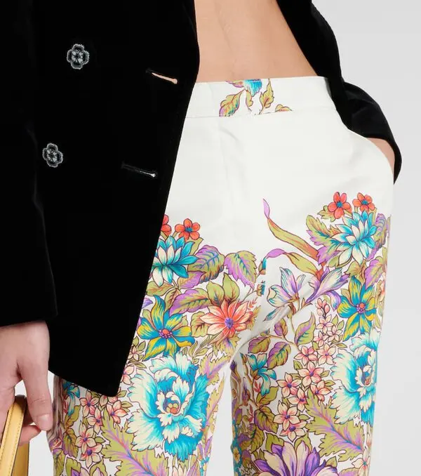 Etro Floral Flared Pants