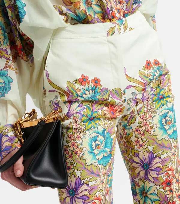 Etro Floral Flared Pants