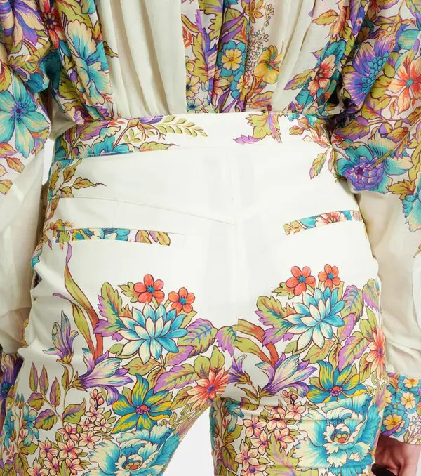 Etro Floral Flared Pants
