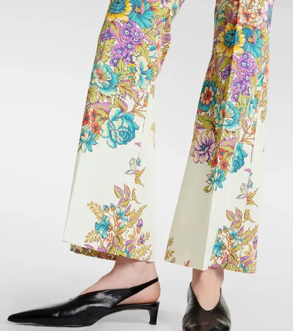 Etro Floral Flared Pants