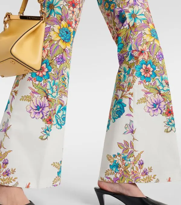 Etro Floral Flared Pants