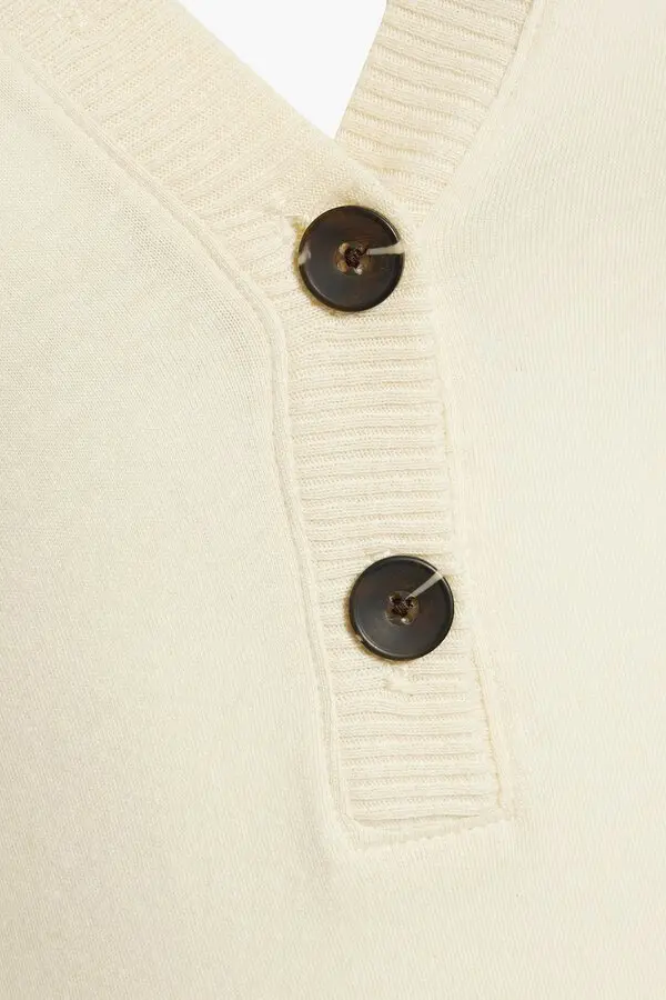 Enza Costa Cotton And Cashmere-blend Jersey Top
