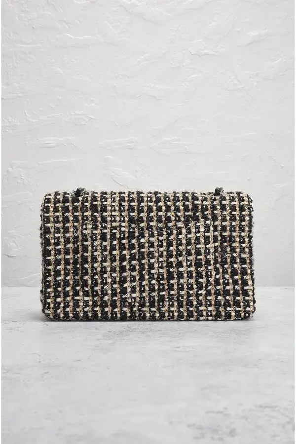 Chanel Tweed Double Flap Bag
