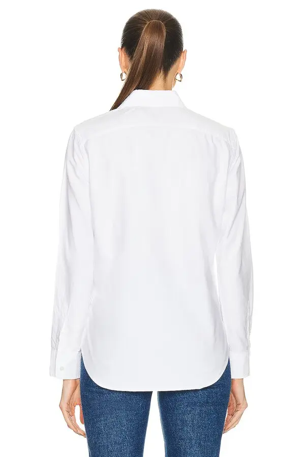 Polo Ralph Lauren Oxford Long Sleeve Button Up Shirt - White