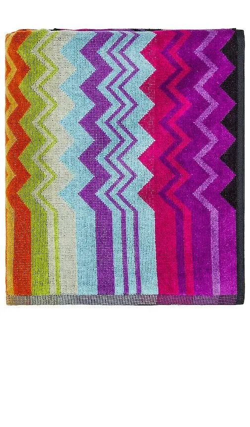 Missoni Giacomo Bath Towel In Purple