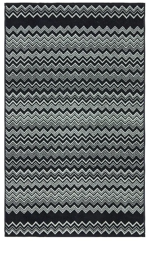 Missoni Keith Bath Towel In Black, White - N,a
