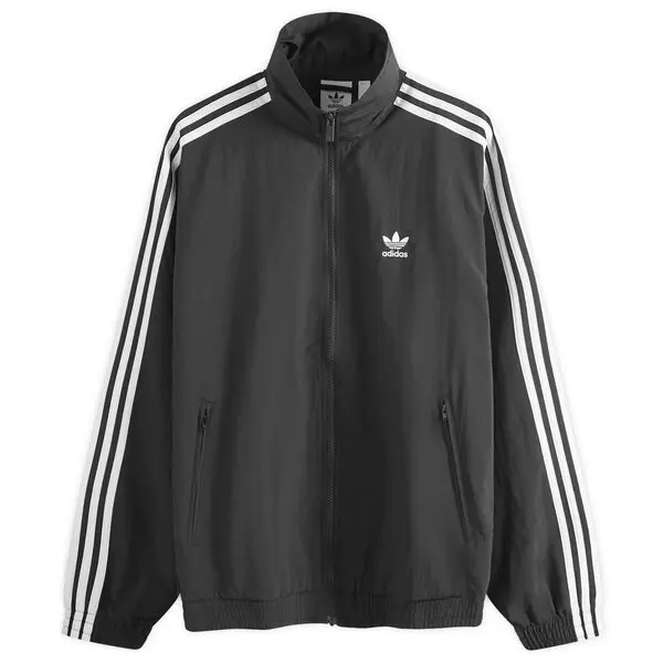 Adidas Woven Firebird Track Top In Black - 35% Off | Editorialist