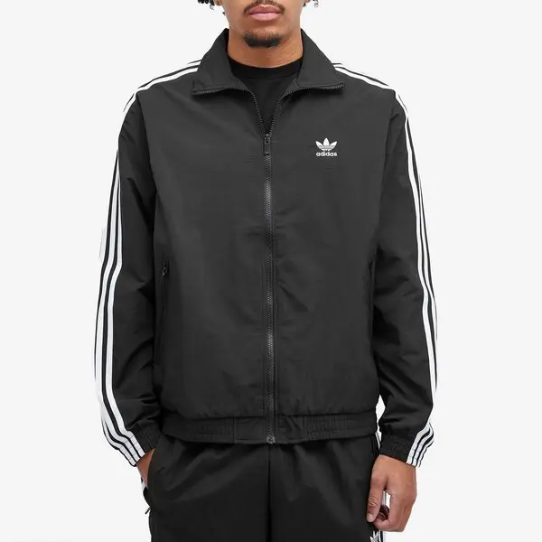 Adidas Woven Firebird Track Top In Black - 35% Off | Editorialist
