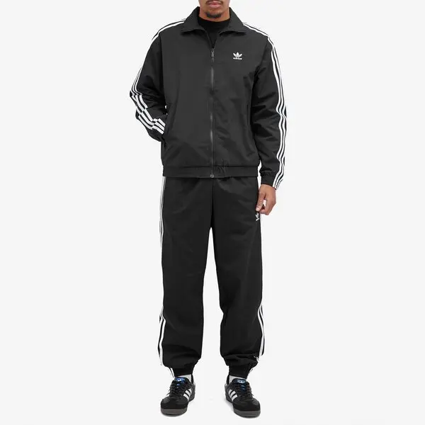 Adidas Woven Firebird Track Top In Black - 35% Off | Editorialist