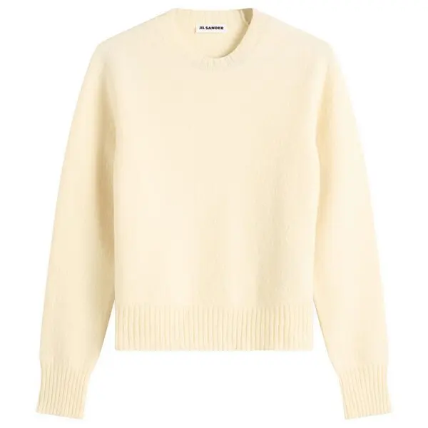 JIL SANDER Lightweight Round Neck Knit Top