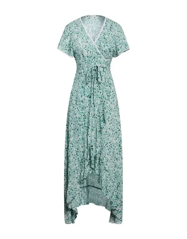 Poupette St Barth Floral-print Maxi Wrap Dress