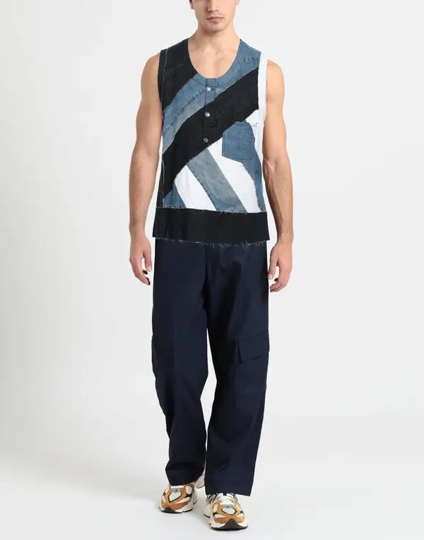 Dolce & Gabbana Denim Patchwork Tank Top