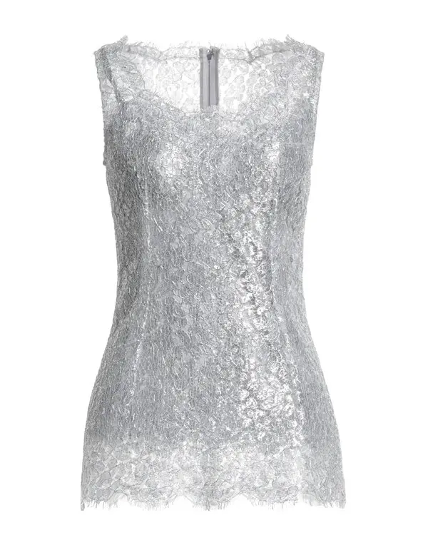 Dolce & Gabbana Lace Metallic Top