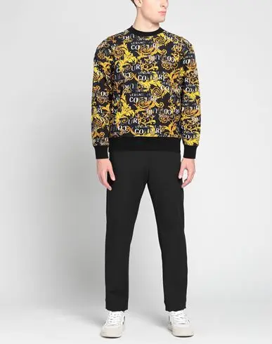Versace Cotton Blend Sweatshirt - Black