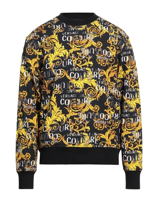 Versace Cotton Blend Sweatshirt - Black