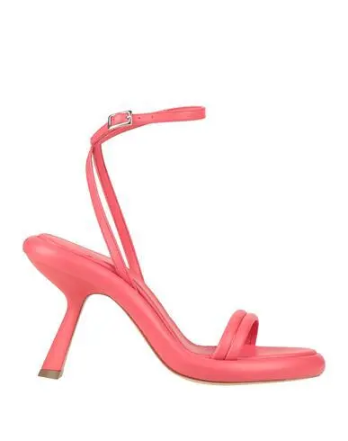 VIC MATIE Leather Sandals - Red