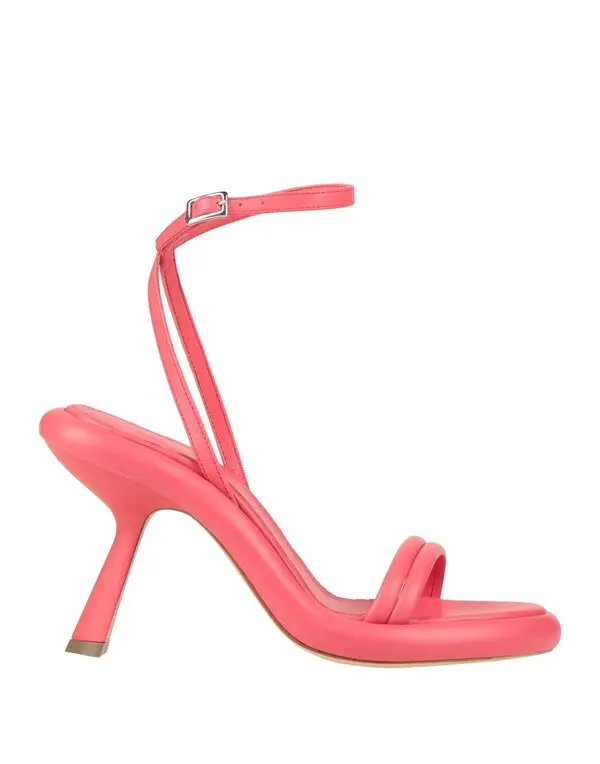 VIC MATIE Leather Sandals - Red