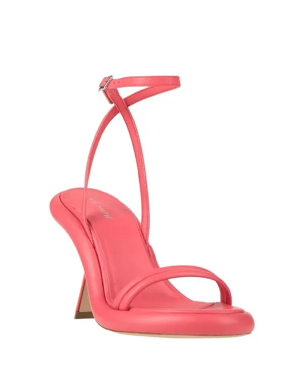 VIC MATIE Leather Sandals - Red