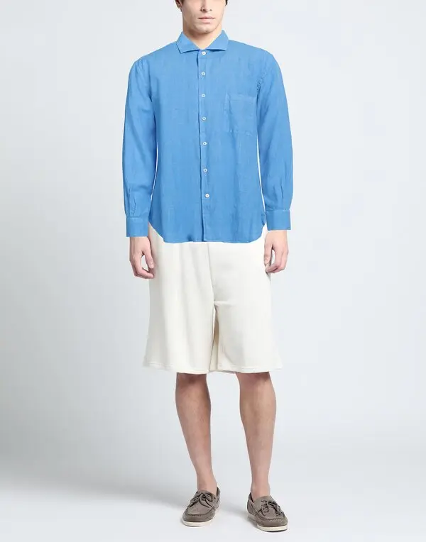 Fedeli Shirt Size Linen - Blue