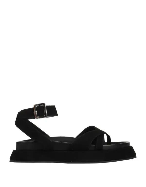GIA / RHW Thong Sandal Size Leather - Black
