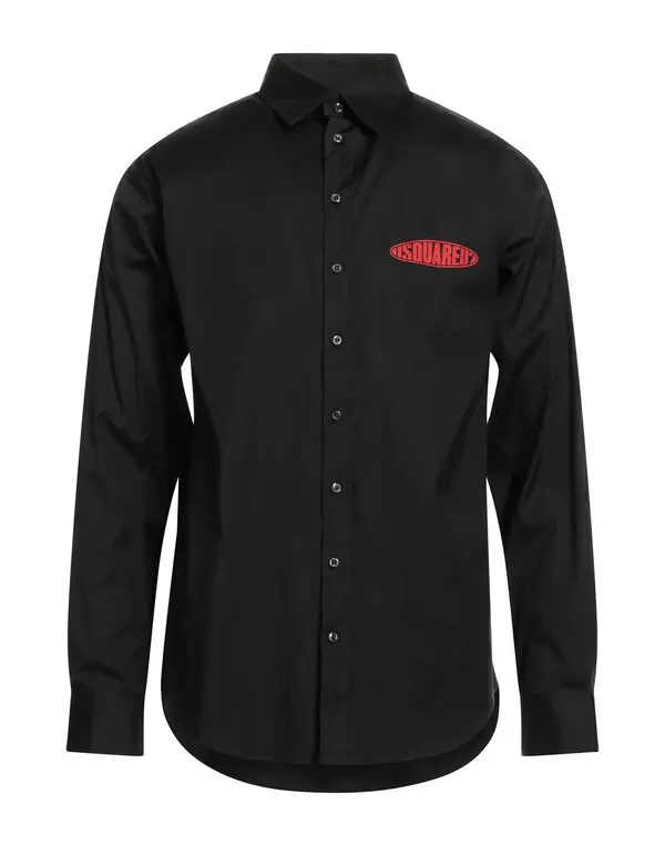 Dsquared2 Shirt Size Cotton, Elastane - Black
